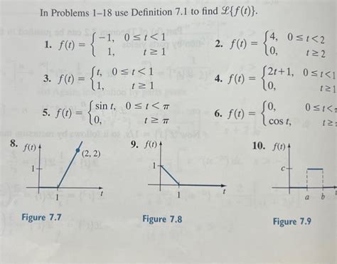solved solve problem 9 the second image has the laplace