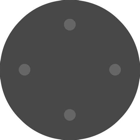 Round Dark Flat Ui Button 04 01 Dpad Free Vector Icons On