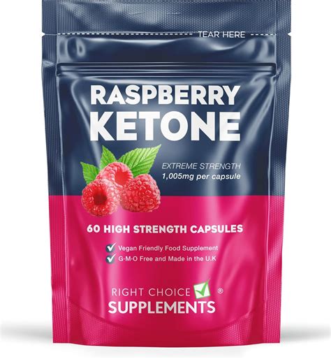 Raspberry Ketone 60 Capsules 1005mg Per Capsule Diet And Fat