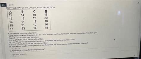 Solved USE THIS DATA FOR THE QUESTIONSIN THIS SECTION Chegg Com