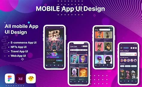 create stunning mobile app ui ux design prototyping in figma by