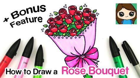 Bouquet Of Roses Drawing