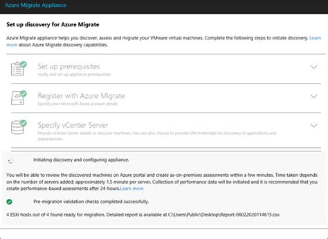 Terminalworks Blog Azure Migrate Installing And Configuring Server Assessment Tool