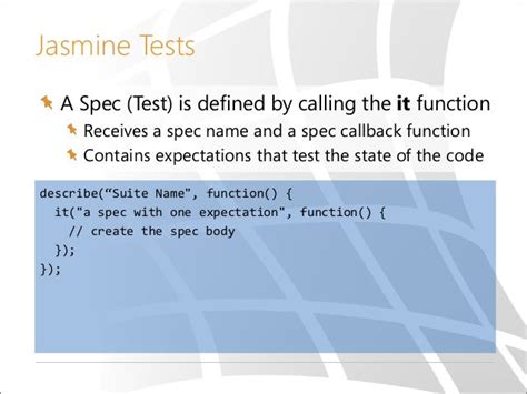 Quick Tour To Front End Unit Testing Using Jasmine