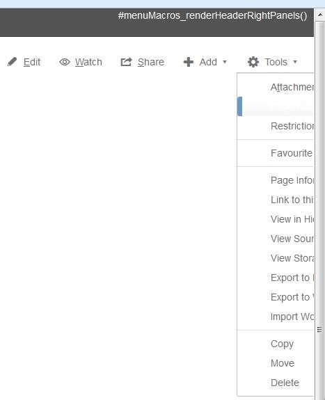 Menu Items Missing From Top Of Confluence Confluence Atlassian Support