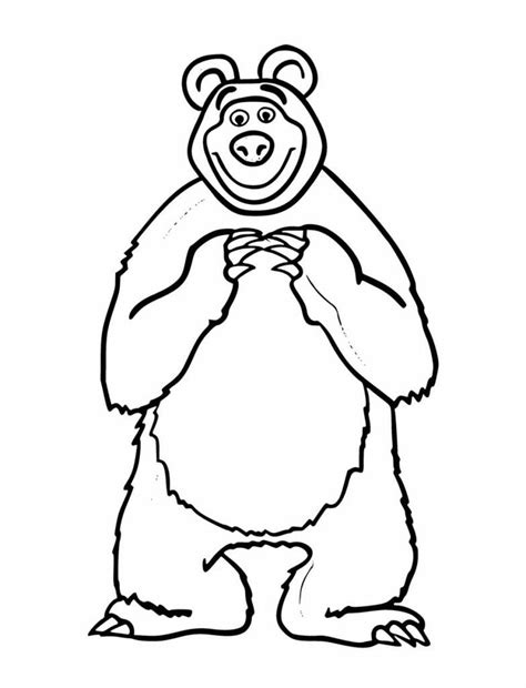 Рисунки Маши и медведя