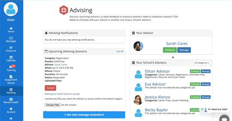 How Do I Schedule Time With My Advisor Upswing