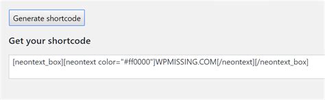 Create Blinking Neon Text In Wordpress Wp Missing