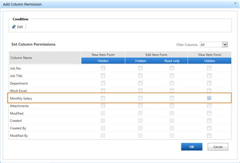 How To Hide List Columns For Anonymous Users In Sharepoint Columnview Permission