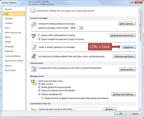 CTRL Click Signature To Edit HTML Outlook Signature David Vielmetter