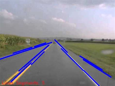 Lane Detection With OpenCV YouTube