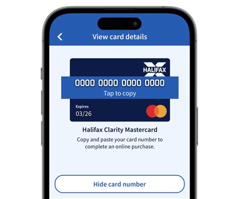 View Your Card Details Card And Pin Services Halifax