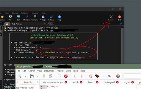 Ubuntu Mobaxterm X11 Works But Says It Doesnt And It Also Doesnt