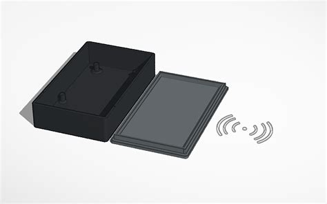 3d Design Rfid Reader Box Tinkercad