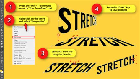 The 4 Best Ways To Stretch Text In Photoshop