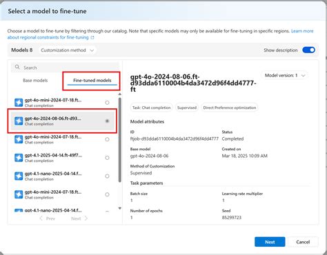 Customize A Model With Azure Openai In Azure Ai Foundry Models Azure