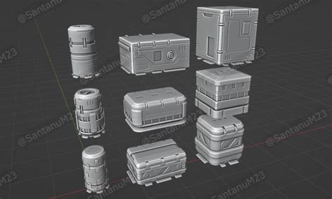 Design Hard Surface Game Ready 3d Models For Unreal And Unity By