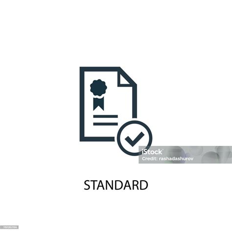표준 아이콘입니다 간단한 요소 그림입니다 표준 개념 기호 디자인입니다 웹 및 모바일에 사용할 수 있습니다 0명에 대한 스톡 벡터