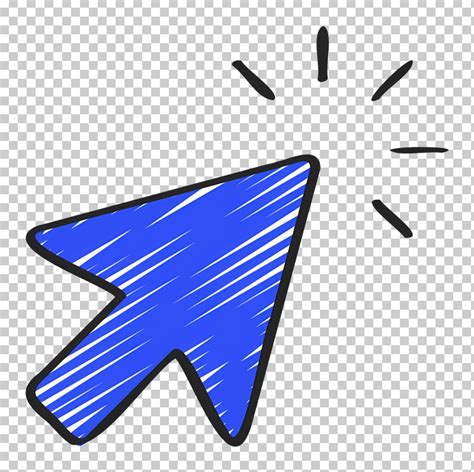 Mouse Click Blue Cursor Clicking Png Clipart Arrow Click Computer Cursor Mouse Free Png