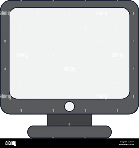 Computer Monitor Icon Stock Vector Image And Art Alamy