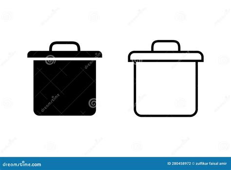 Trash Icon Trash Can Icon Delete Icon Vector Garbage Stock Vector Illustration Of Vector