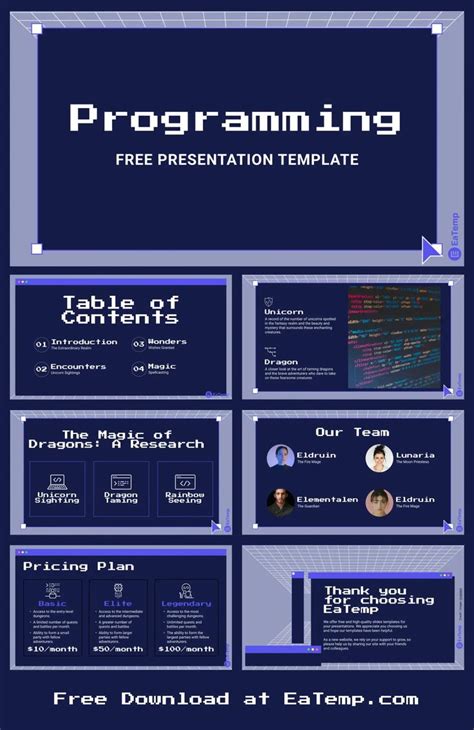 Programming Ppt Presentation Template Free Powerpoint Templates