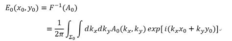 浅谈光波近场传播表述的方式 ——角谱法 Csdn博客 浅谈光波近场传播表述的方式 ——角谱法 Csdn博客