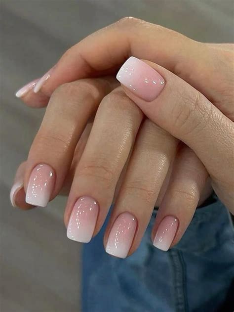Chic Ombre Nails Ombré Nails Short Square Short Square French Ombre