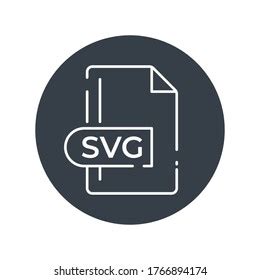 Svg File Format Icon Svg Extension Stock Vector Royalty Free Shutterstock