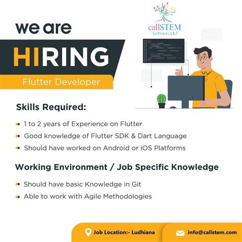 Callstem Flutter Developer Jobs Hiring Er Sandeep Singh Sidhu