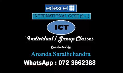 Classes For Edexcel Gcse9 1 Ol Ict Ol Grade 6 11 Online