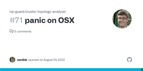 Panic On Osx · Issue 71 · Np Guardcluster Topology Analyzer · Github
