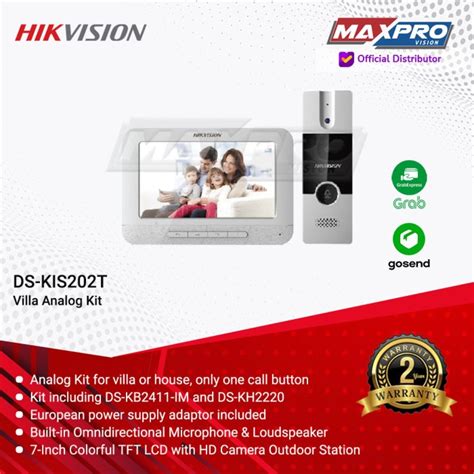 Jual Ds Kis202t Hikvision Analog Video Intercom Kit Jakarta Barat