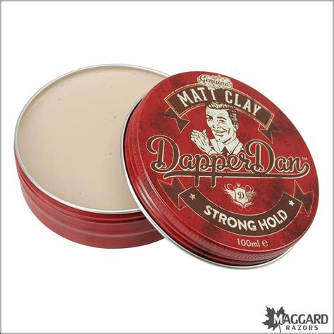 Dapper Dan Matt Clay Hair Pomade Strong Hold 100ml — Maggard Razors