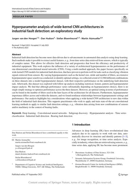pdf hyperparameter analysis of wide kernel cnn architectures in