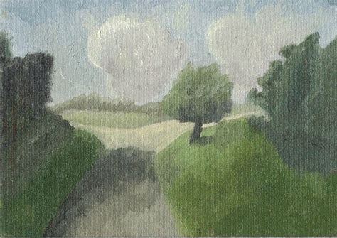 Around The Bend 5 X 7 Oil On Panel Ever After Cottage