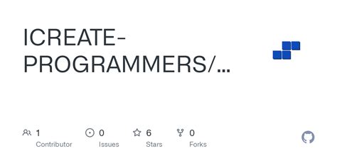 GitHub ICREATE PROGRAMMERS Task