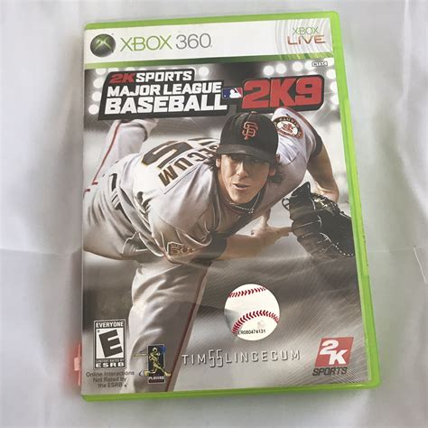 Major League Baseball 2k9 Microsoft Xbox 360 2k Sports 710425395345