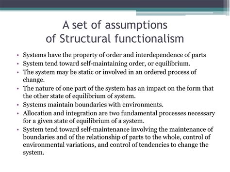The Structural Functional Theory Resourcemens