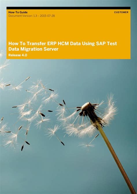 pdf sap tdms 4 0 how to transfer sap erp hcm data dokumen tips