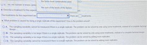Solved Suppose You Conduct A 4×3 Factorial Experiment