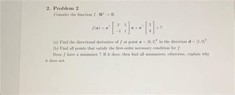 solved 2 problem 2 consider the function f r2→r