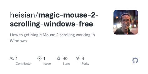 GitHub Heisian Magic Mouse Scrolling Windows Free How To Get Magic Mouse Scrolling