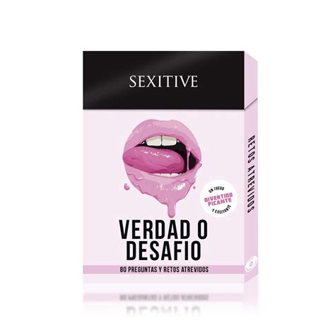 Juego De Cartas Verdad Desafio Retos Atrevidos Sexitive Diversion Erotica Juegos Eroticos