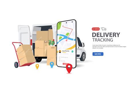 Premium Vector Mobile App For Tracking Order Delivery Illustration Vector