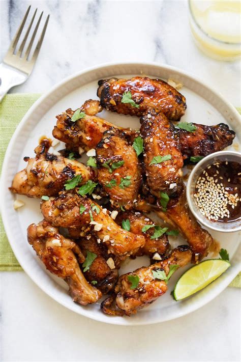 Sticky Asian Chicken Wings Rasa Malaysia