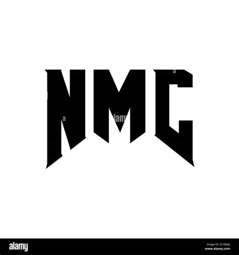 Nmc Letter Logo Design For Technology Company Nmc Logo Design Black