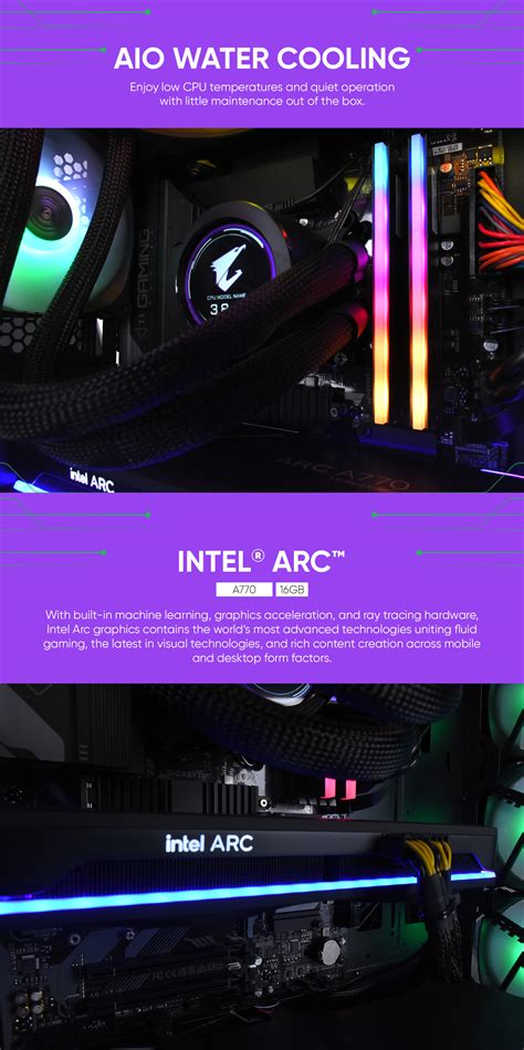 G Core Intel Th Gen I Arc Gaming PC Powered By Gigabyte Msy Com Au