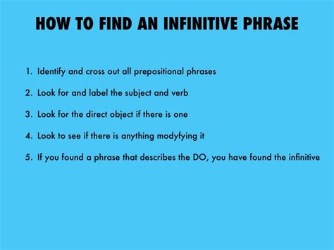 Infinitives Vs Prepositional Phrases Grammar Speakoclub