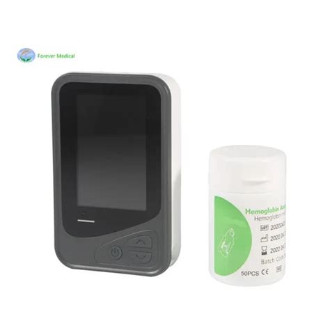 Portable Poct Analyzer Hemoglobin Test Strips Clinical Hb Hct Hemoglobin Meter Hemoglobin